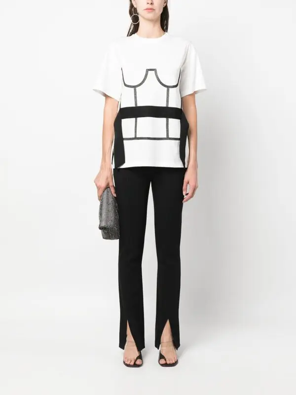 MURMUR Trompe L'oeil Corset T-shirt
