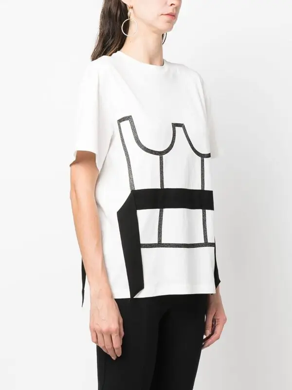 MURMUR Trompe L'oeil Corset T-shirt