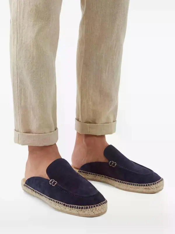 SCAROSSO Suede Espadrilles - Blue