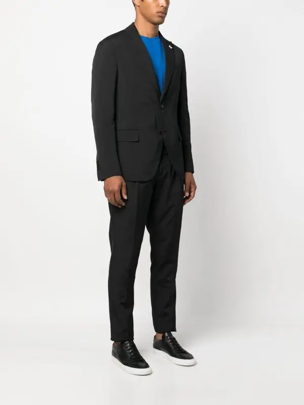 LARDINI Single-breasted Suit - Black