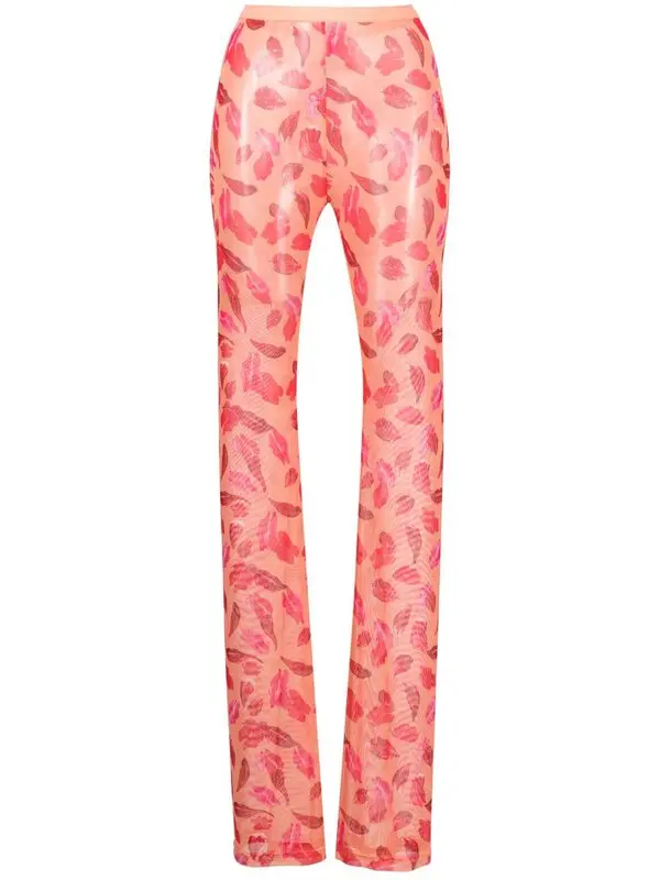 MARCO RAMBALDI Mouth-print Trousers