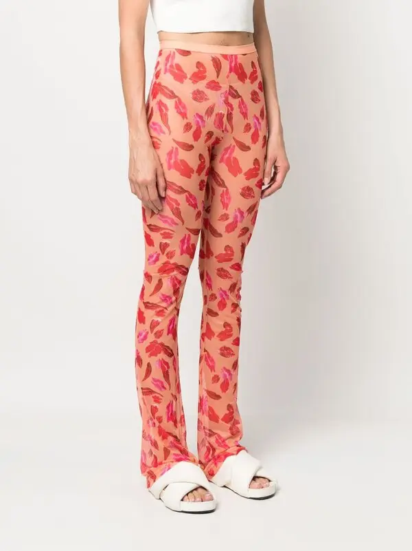 MARCO RAMBALDI Mouth-print Trousers
