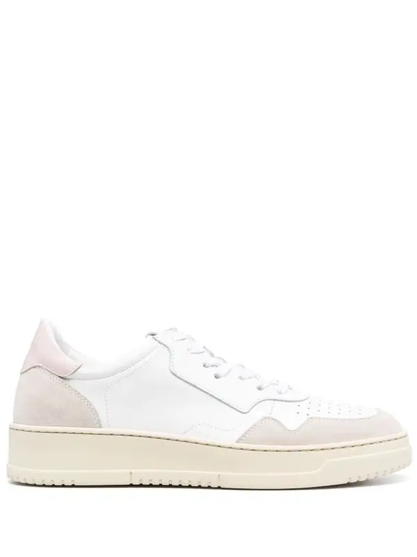 SCAROSSO Alexia Leather Low-top Sneakers