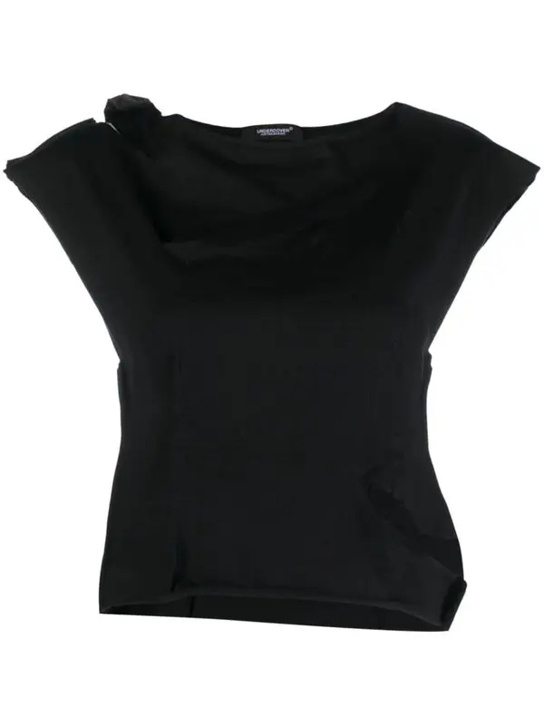 UNDERCOVERISM Cut-out Cotton T-shirt