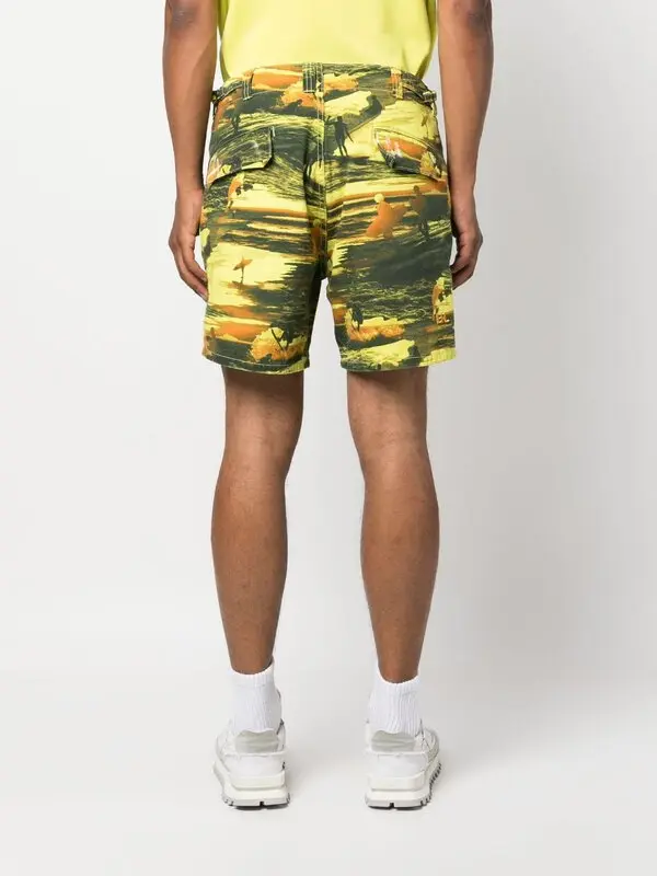 ERL Graphic-print Bermuda Shorts