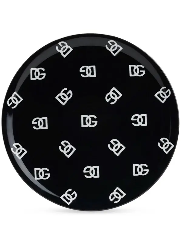 Dolce & Gabbana Logo-print Pizza Plate