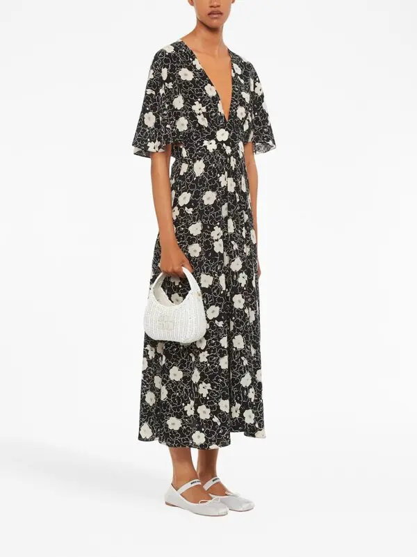 Miu Miu Mini Wander Wicker Shoulder Bag
