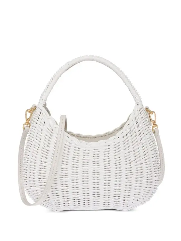 Miu Miu Mini Wander Wicker Shoulder Bag