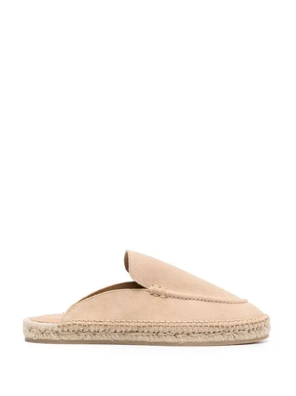 SCAROSSO Suede Jute-sole Espadrilles