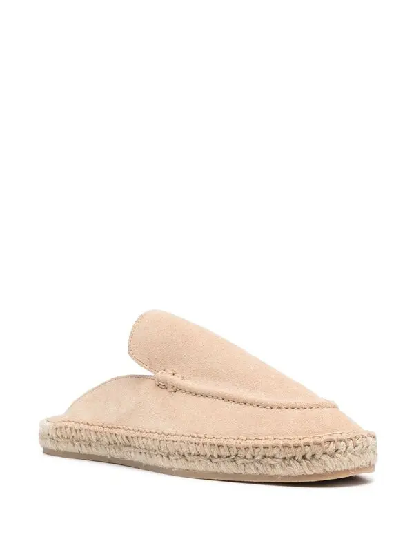 SCAROSSO Suede Jute-sole Espadrilles