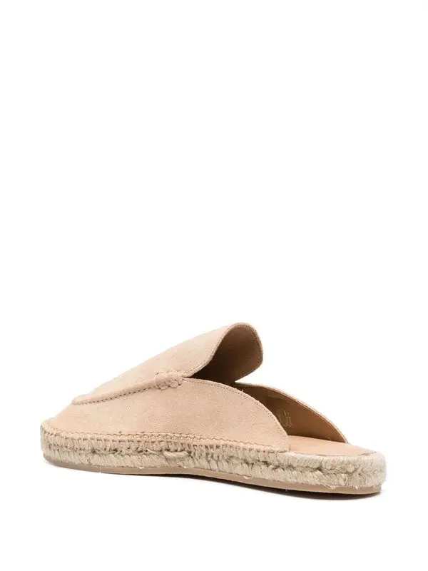 SCAROSSO Suede Jute-sole Espadrilles