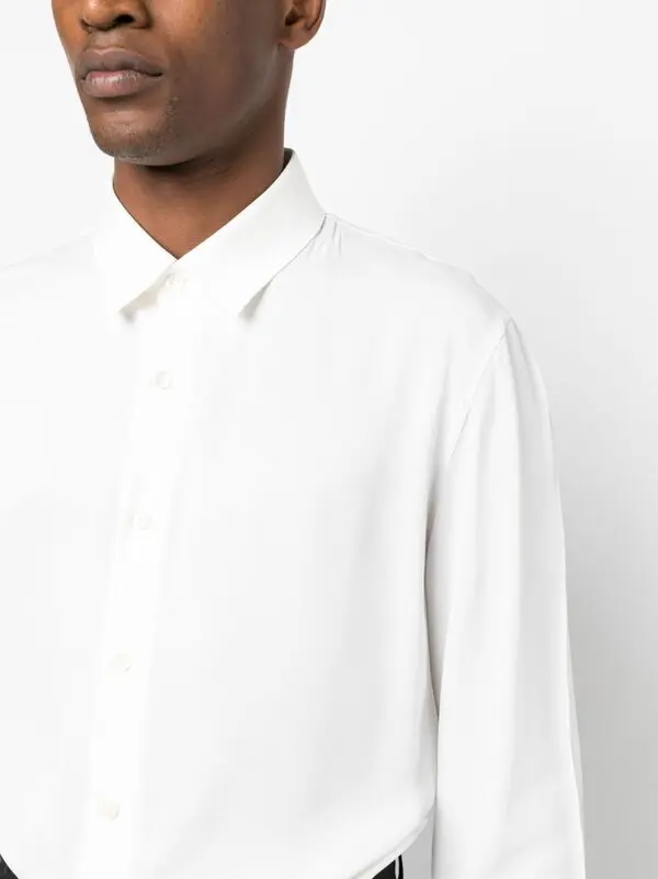 Patrizia Pepe Long-sleeved Button-up Shirt