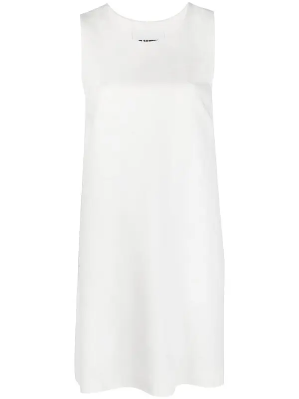 JIL SANDER Sleeveless Shift Mini Dress