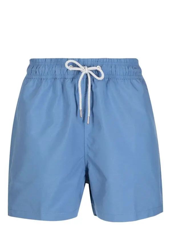 Love Brand & Co. Logo-patch Drawstring Swim Shorts