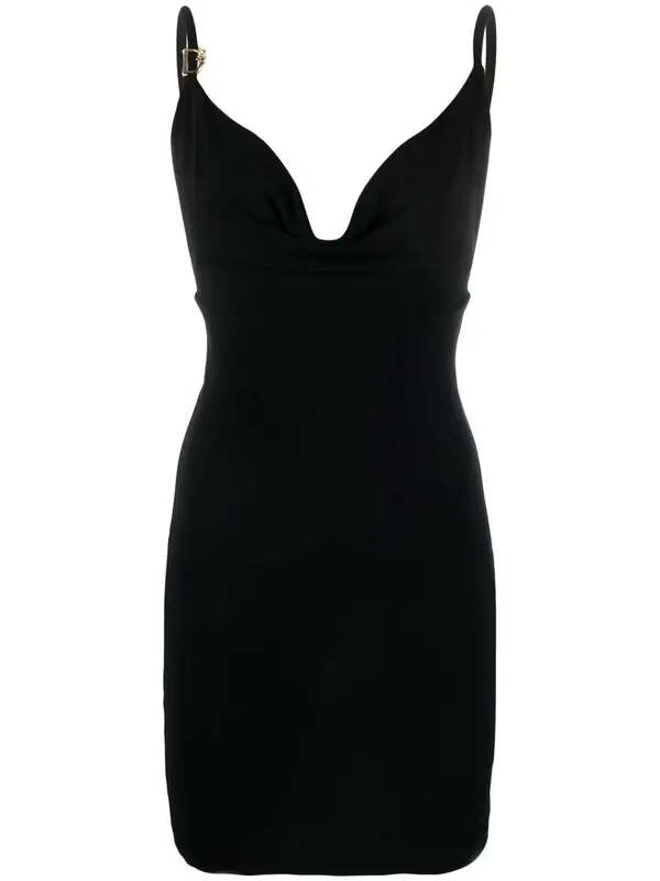 Dsquared2 Logo-embellished Cowl-neck Minidress