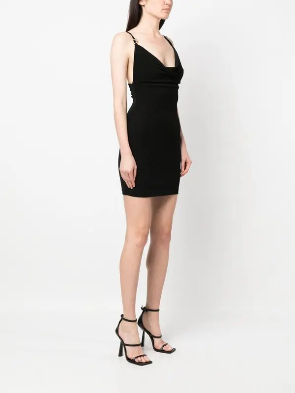 Dsquared2 Logo-embellished Cowl-neck Minidress