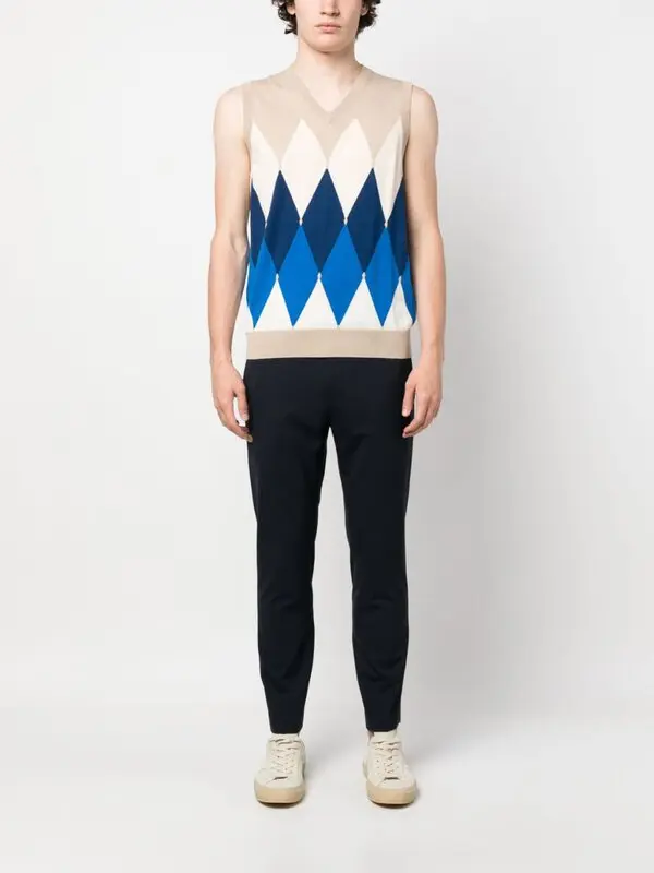 PT TORINO Slim-cut Trousers - Blue