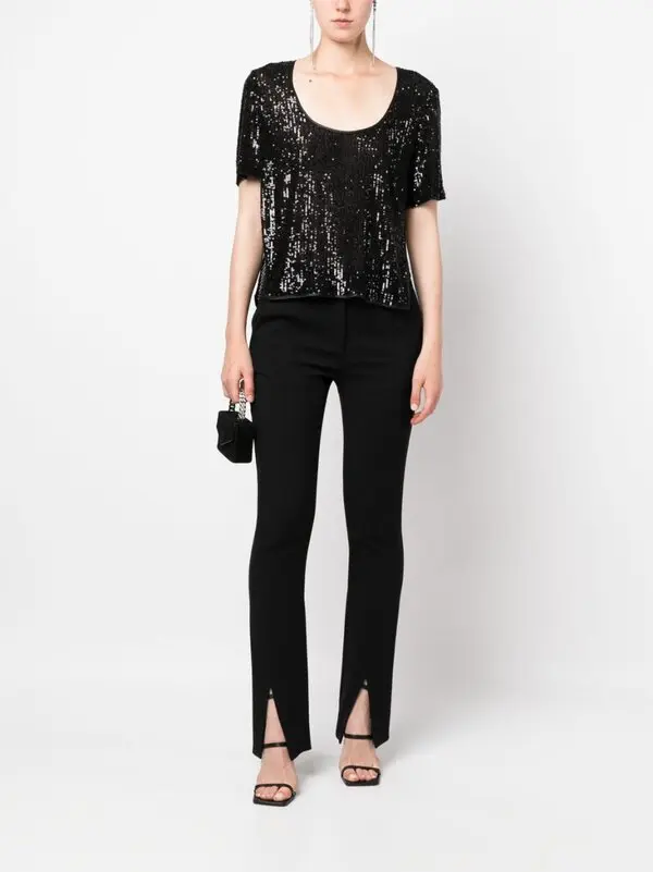 TOM FORD Sequin Embellished Short-sleeve Top