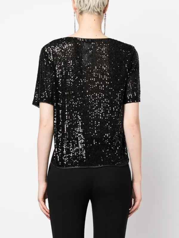TOM FORD Sequin Embellished Short-sleeve Top