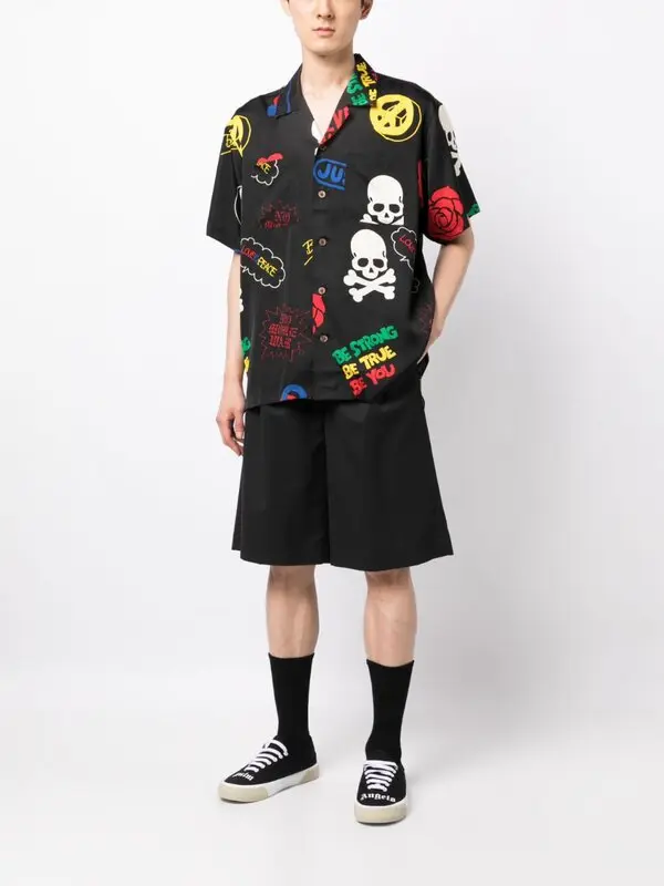 MASTERMIND WORLD Logo-print Short-sleeve Shirt
