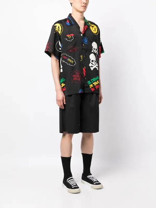 MASTERMIND WORLD Logo-print Short-sleeve Shirt
