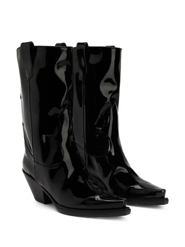 GIUSEPPE ZANOTTI Thyra 55mm Cowboy Boots - Black
