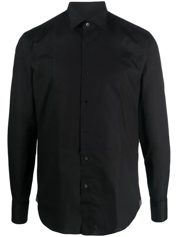 Corneliani Spread-collar Cotton Shirt