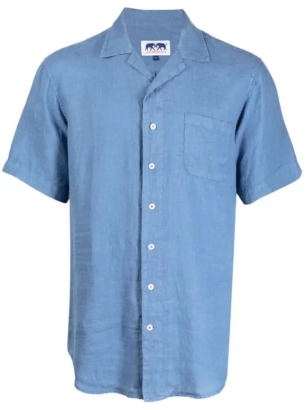 Love Brand & Co. Chest-pocket Linen Shirt