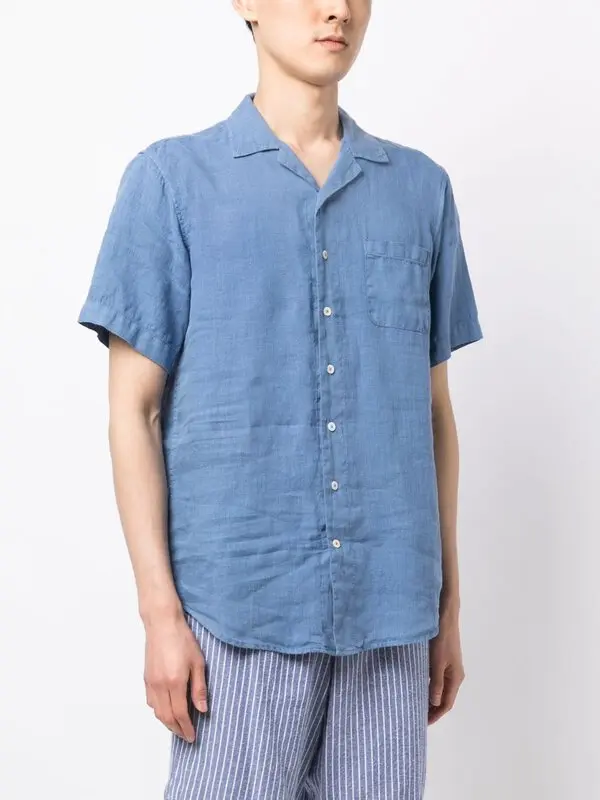 Love Brand & Co. Chest-pocket Linen Shirt