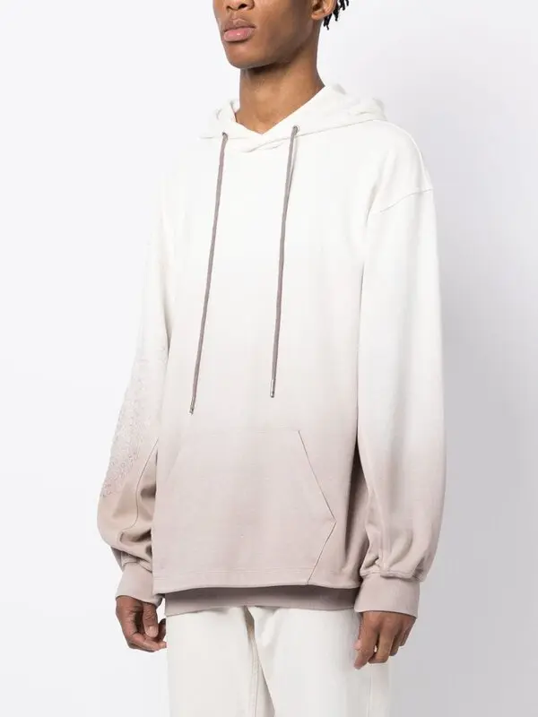 SONGZIO Gradient-effect Embroidered Hoodie