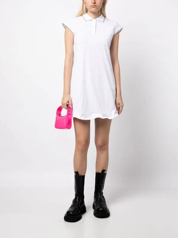 We11Done Contrast-stitching Shirt Dress