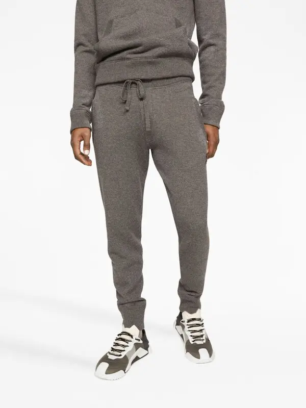 Dolce & Gabbana Wool-cashmere Track Pants