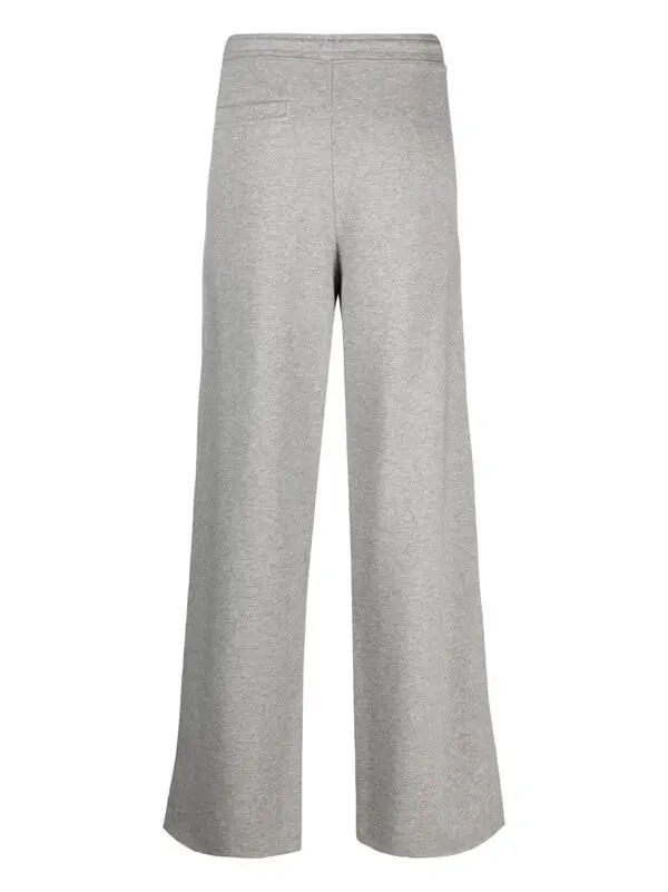 GANNI Organic Cotton Track Pants - Grey