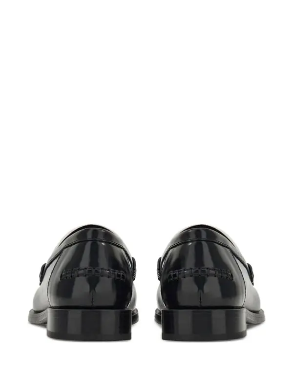 FERRAGAMO Debossed-logo Leather Loafers - White