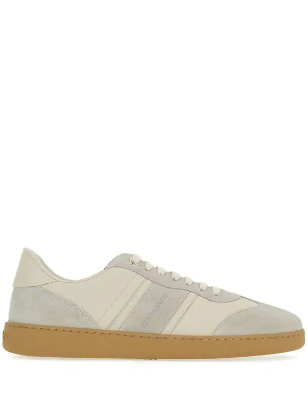 FERRAGAMO Logo-debossed Low-top Sneakers