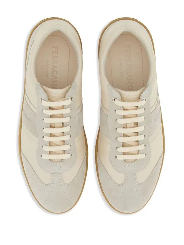 FERRAGAMO Logo-debossed Low-top Sneakers