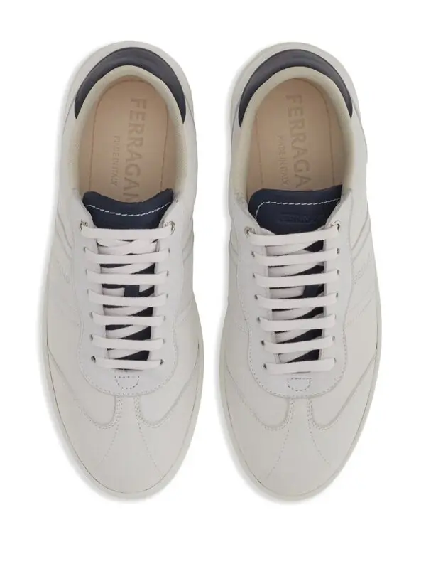 FERRAGAMO Logo-embossed Panelled Sneakers