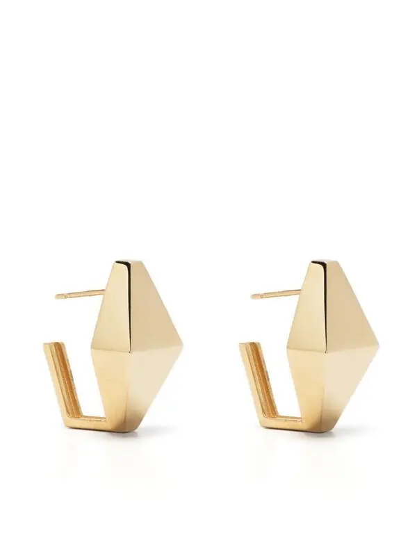 ALITA Deco Rombo Medi Earrings - J1000 Yellow Gold