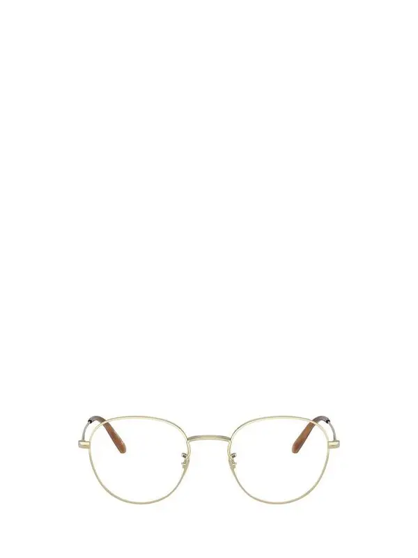 Oliver Spencer Round Frame Eyeglasses - Gold
