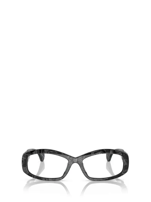 ALAIN MIKLI Irregular Eyeglasses - Noir Nacree