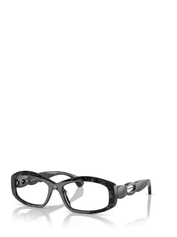ALAIN MIKLI Irregular Eyeglasses - Noir Nacree