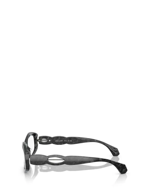 ALAIN MIKLI Irregular Eyeglasses - Noir Nacree