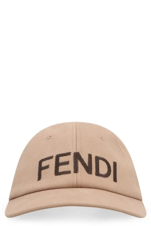 Fendi Logo Baseball Cap - Brown