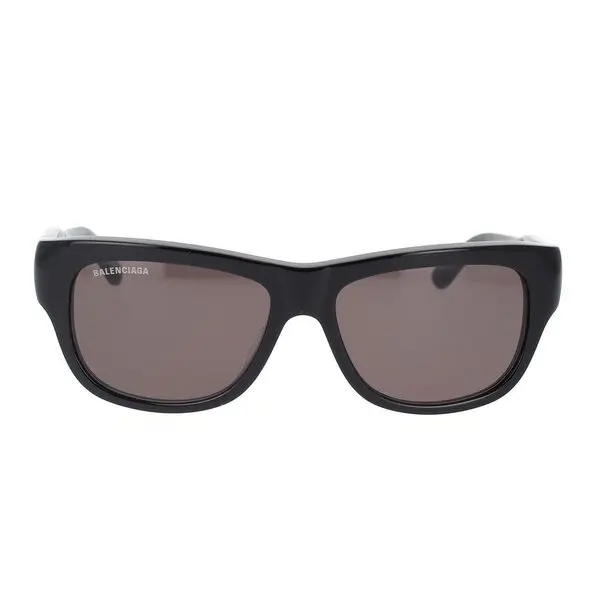 Balenciaga Acetate Square Frame Sunglasses - Black