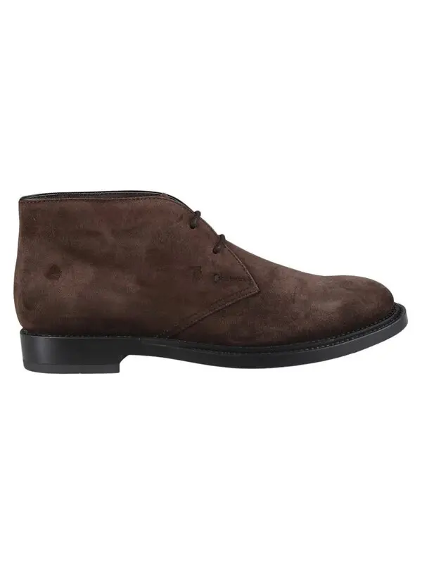 TOD'S Suede Ankle Boots - Brown