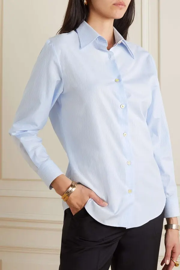 Gucci Striped Cotton-poplin Shirt