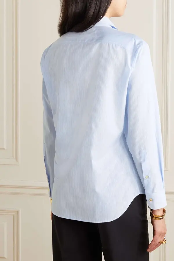 Gucci Striped Cotton-poplin Shirt