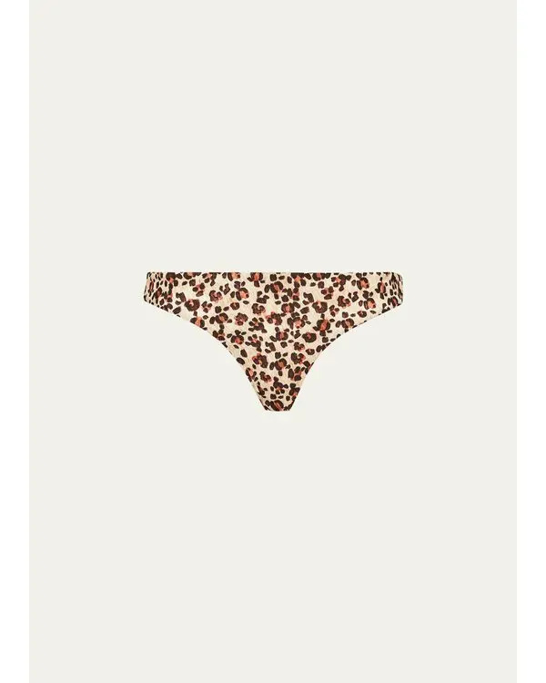Vilebrequin Turtles Leopard Jersey Bikini Bottoms