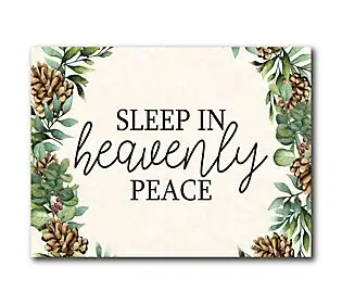 COURTSIDE MARKET Sleep In 16x20 Canvas Wall Art - One-color
