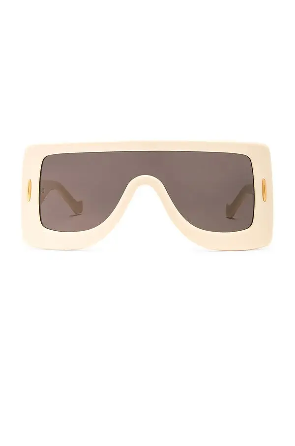 Loewe Square Sunglasses - Shiny Ivory